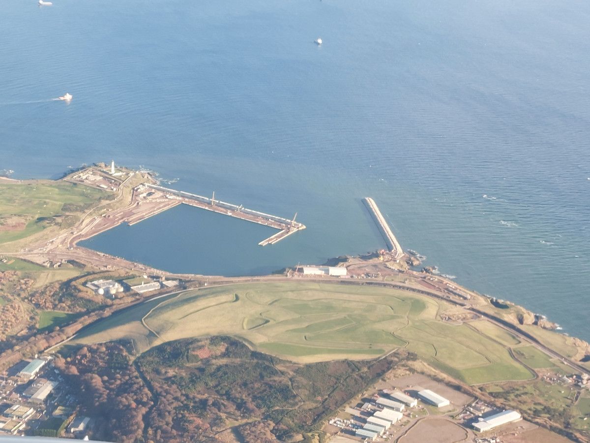 New port of Aberdeen in Nigg Bay - United Kingdom : an ACCROPODE™ II ...