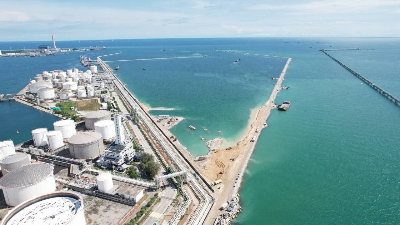 Map Ta Phut Industrial Port Development Phase 3 (Stage 1), Thailand ...